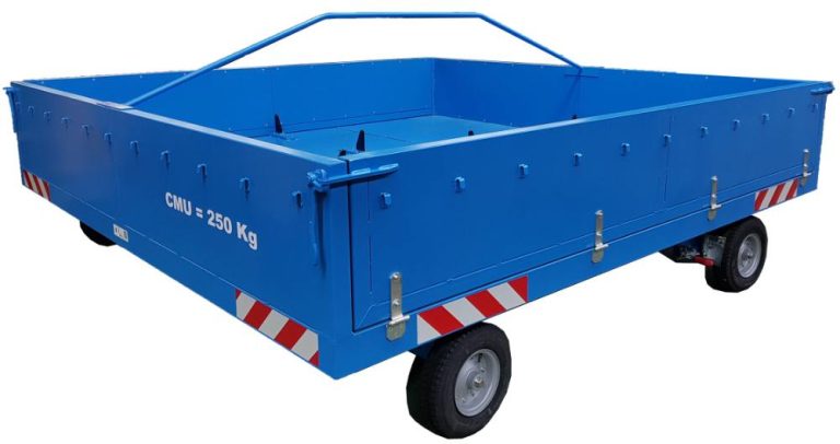Remorques de manutention sur-mesure | GECO Manutention